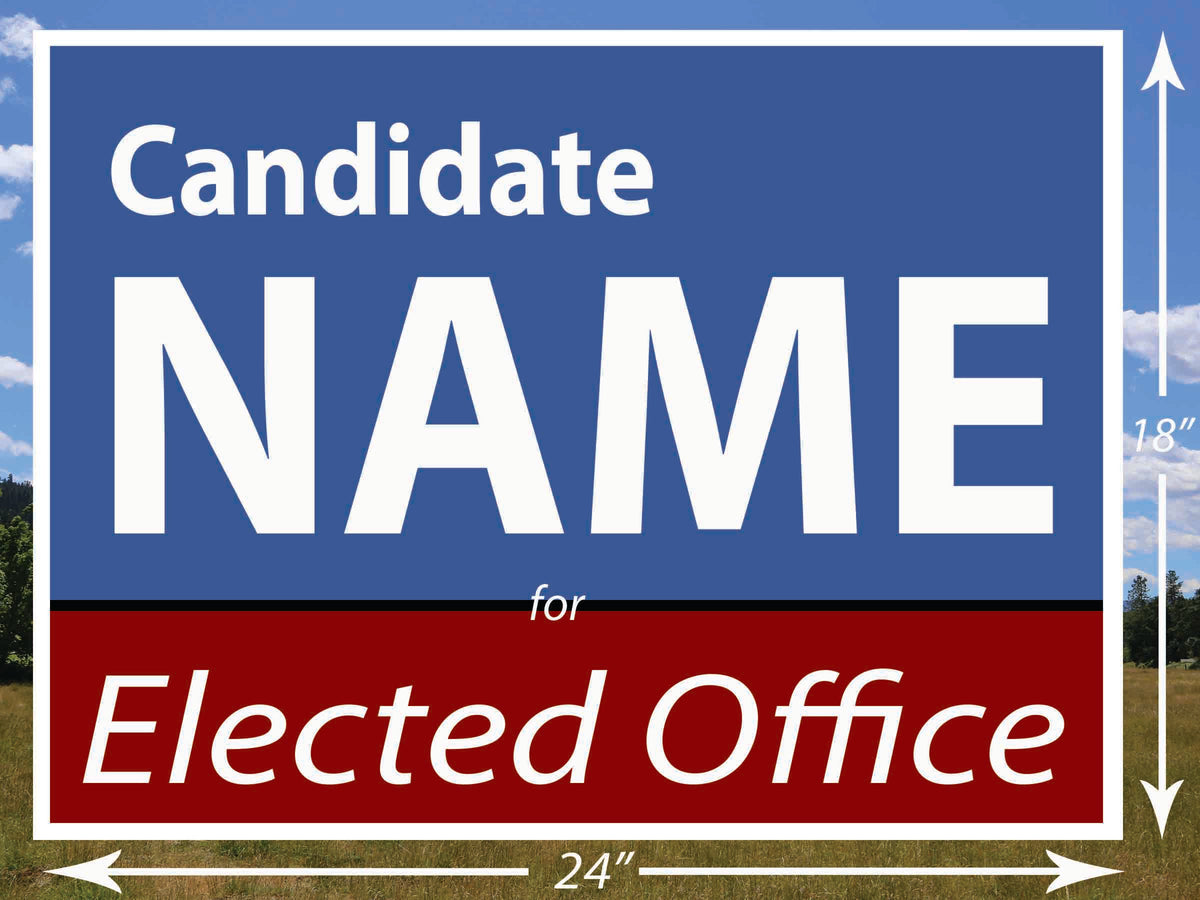 18" x 24" Yard Sign ($3.20 each) – Republican Signs