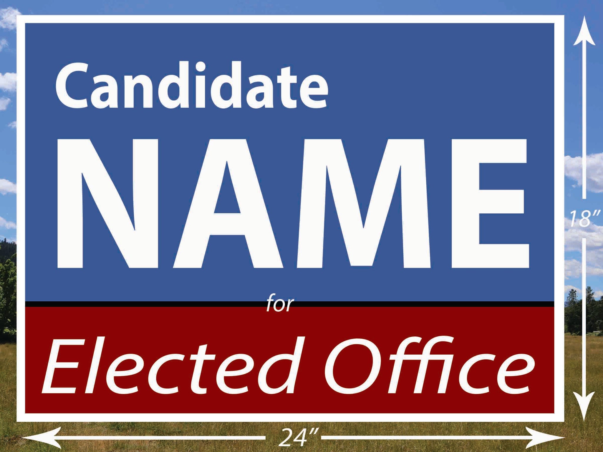 18" x 24" Yard Sign ($3.50 each - Free Shipping) – Republican Signs